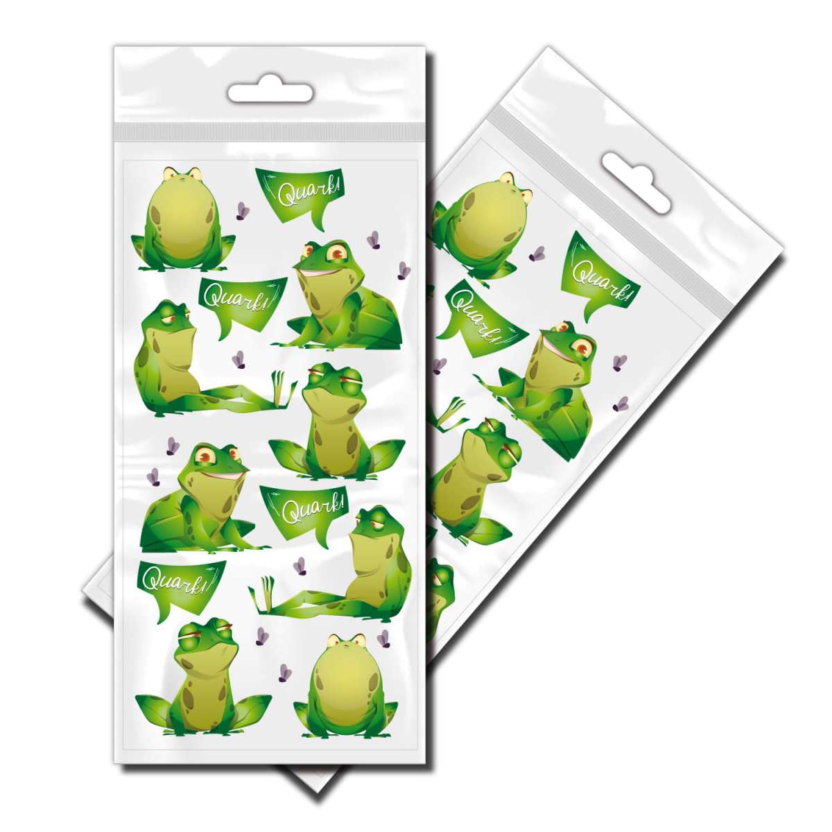Frösche Motivaufkleber Quark Sprechblase Frosch Frog Sticker von ...